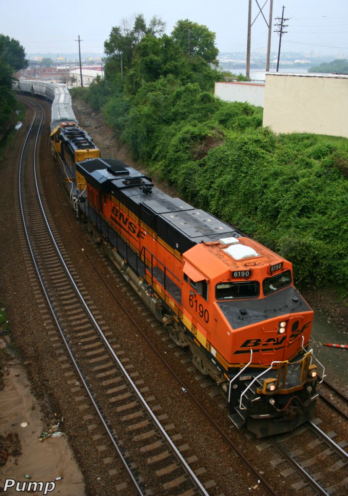 Northbound BNSF Mixed Freight Train